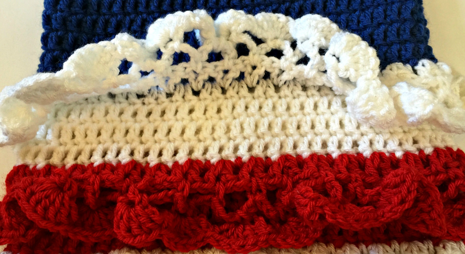 Red, White & Blue Crochet Dress - Hooked on Homemade Happiness