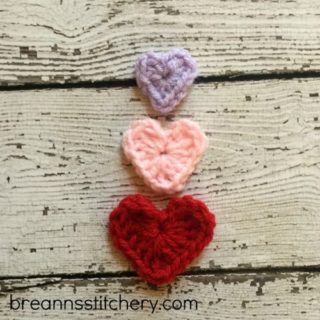 How to Crochet a Heart in 3 Sizes - Hooked on Homemade Happiness
