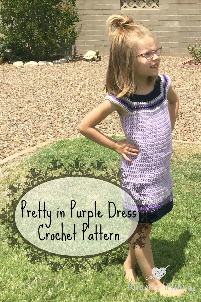 Pretty In Purple Crochet Dress Hooked On Homemade Happiness