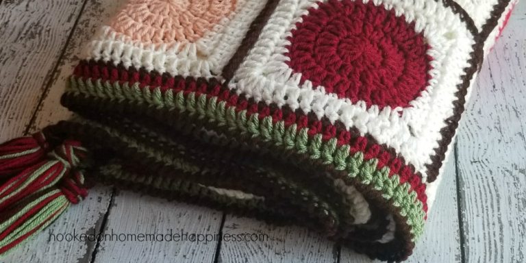 Apple Orchard Blanket - Hooked on Homemade Happiness