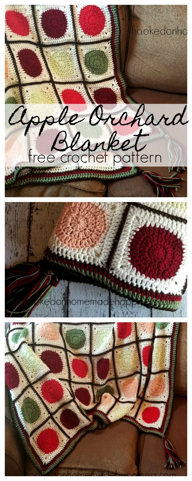 Apple Orchard Blanket - Hooked on Homemade Happiness