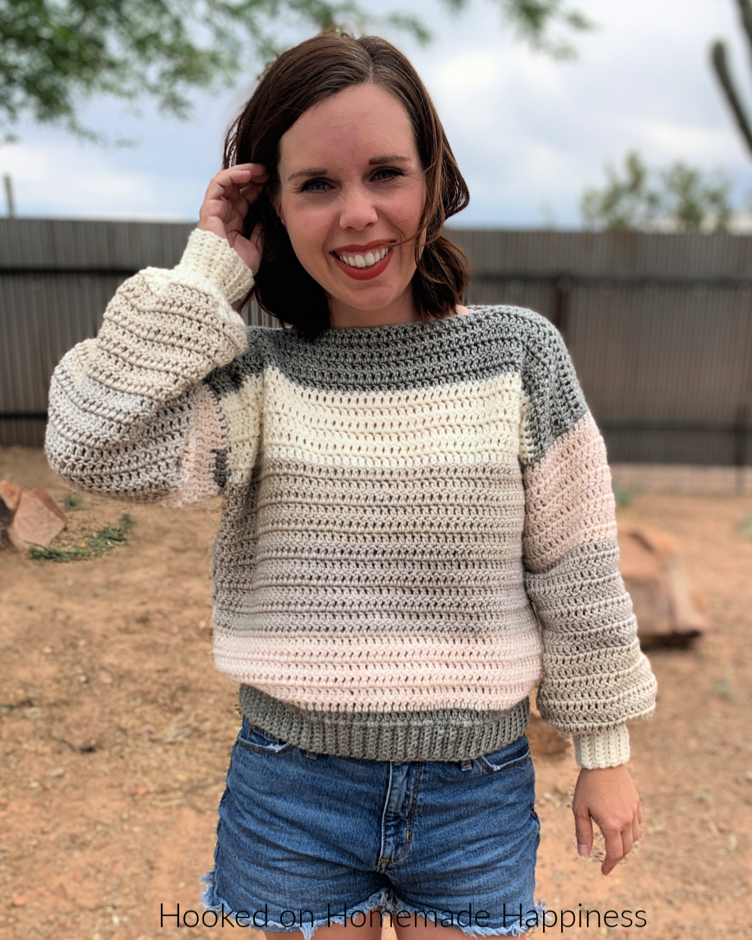 Beginner Crochet Sweater with Video Tutorial - Hooked on Homemade Happiness