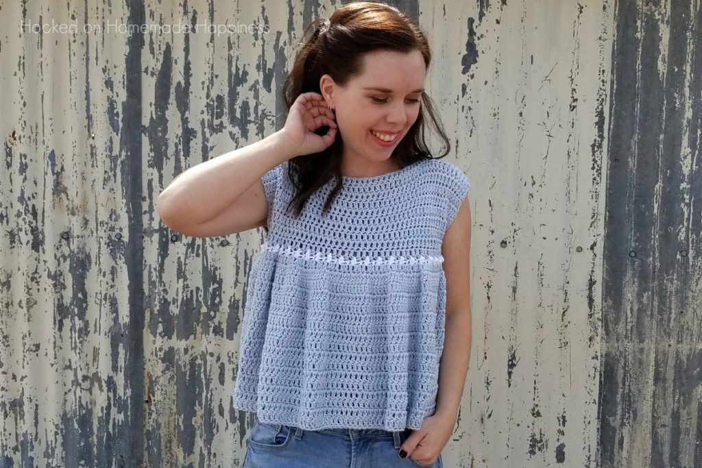 Peasant Top Crochet Pattern - Hooked on Homemade Happiness