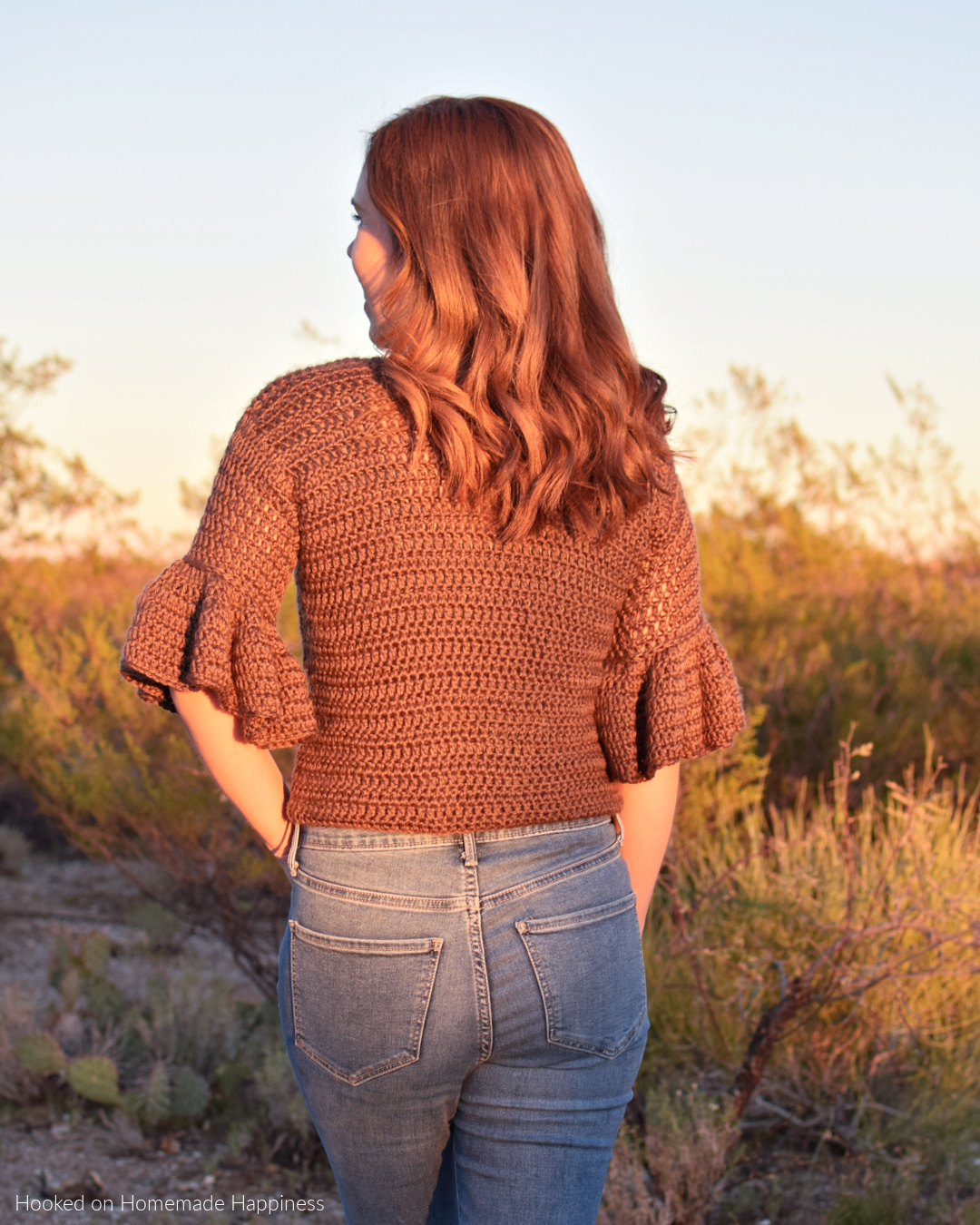 Ruffle Top Crochet Pattern - Hooked on Homemade Happiness
