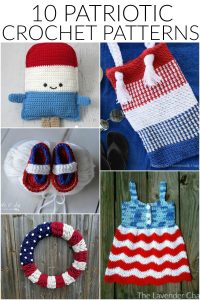 10 Patriotic Crochet Patterns - Hooked on Homemade Happiness