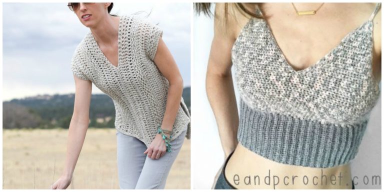 The BEST Spring and Summer Crochet Top Patterns - Hooked on Homemade ...