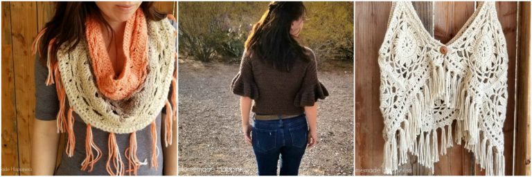 Cropped Cardi Crochet Pattern - Hooked on Homemade Happiness
