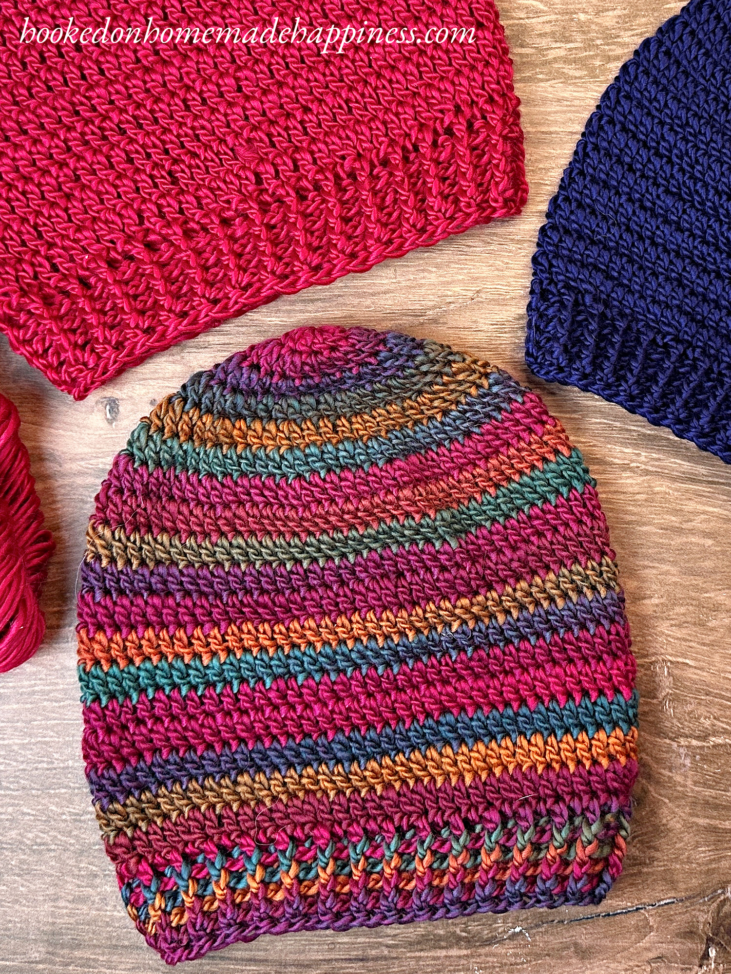 Basic Slouchy Beanie Crochet Pattern - Hooked on Homemade Happiness