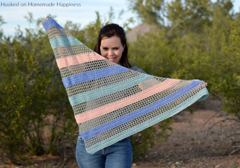 Beautiful You Shawl Crochet Pattern - Hooked on Homemade Happiness
