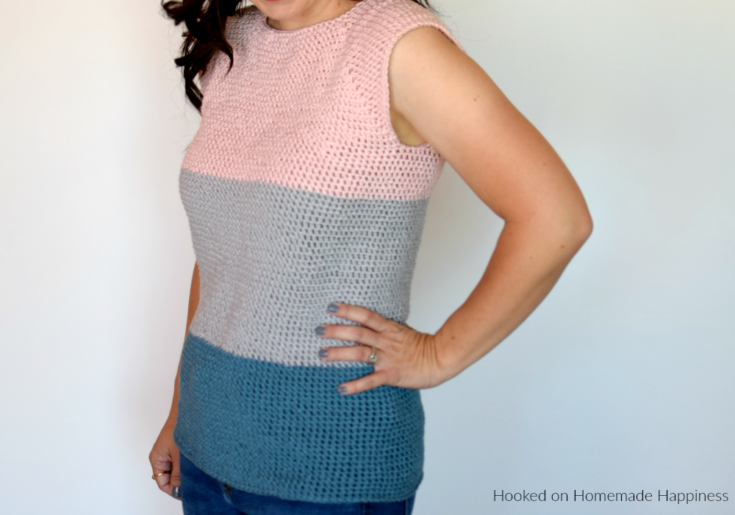 Easy Essential Tee Crochet Pattern - Hooked on Homemade Happiness