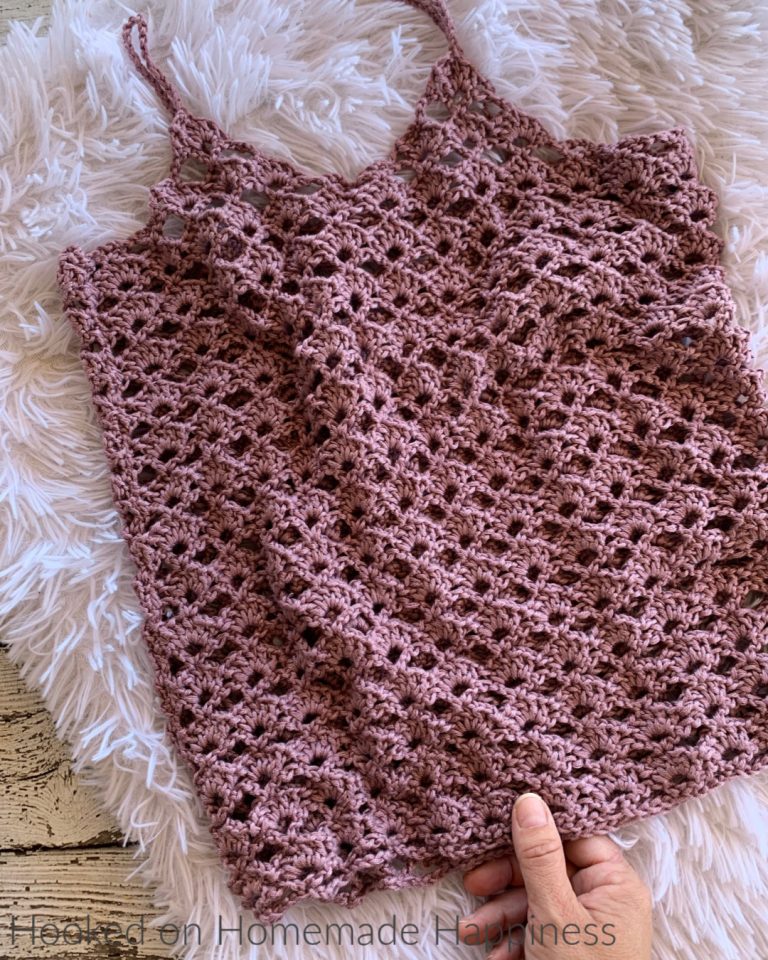 Lace Cami Crochet Pattern - Hooked on Homemade Happiness