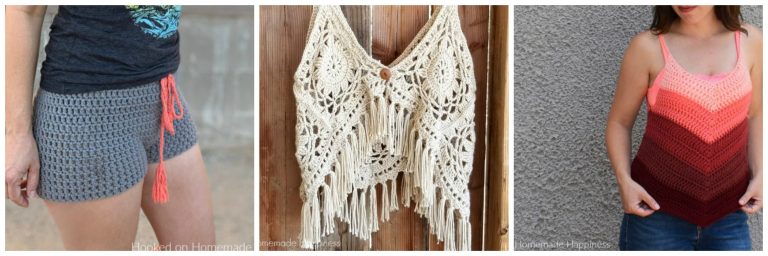 Shell Shorts Crochet Pattern - Hooked on Homemade Happiness