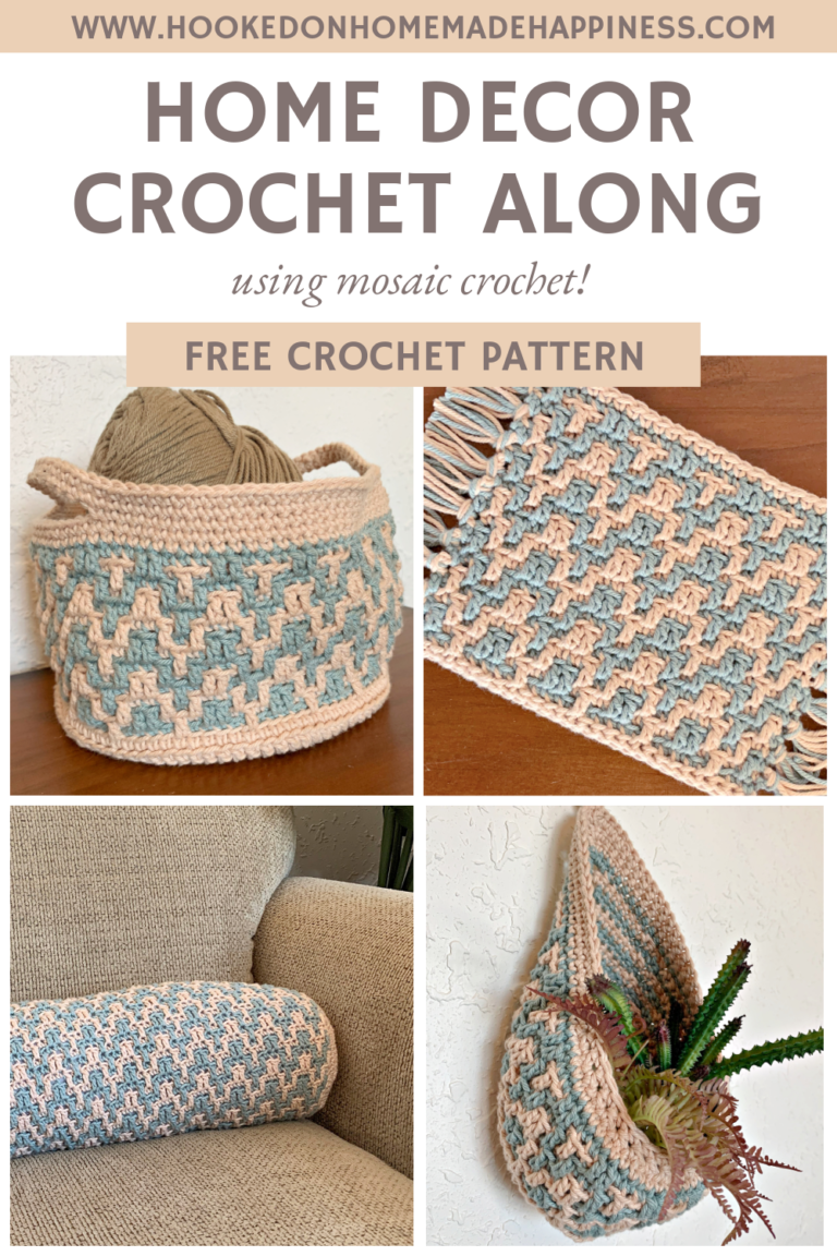 Home Decor Crochet Along - Hooked on Homemade Happiness