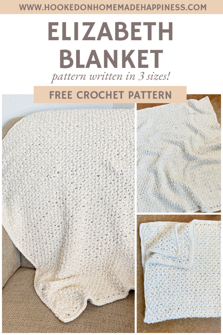 Elizabeth Blanket Crochet Pattern - Hooked on Homemade Happiness