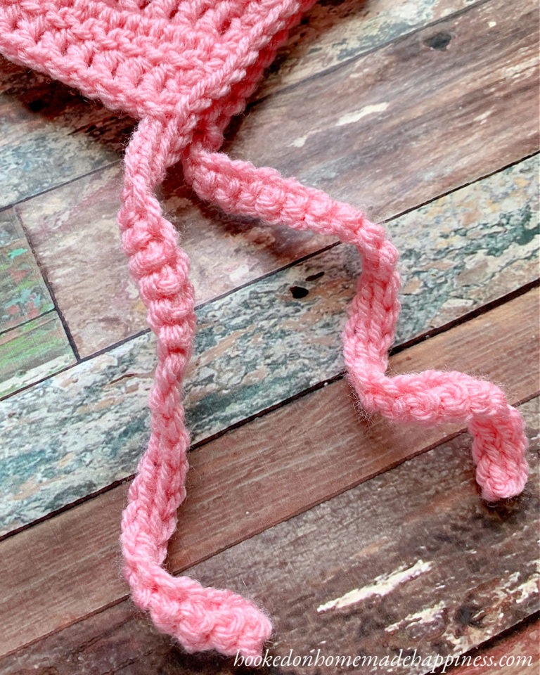 Basic Baby Bonnet Crochet Pattern - Hooked on Homemade Happiness