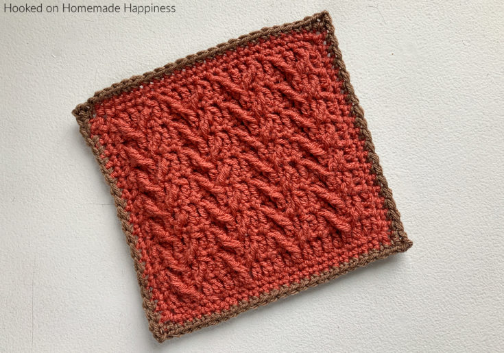 Arrow Stitch (Stitch Sampler Scrapghan - Part 10) - Hooked on Homemade ...