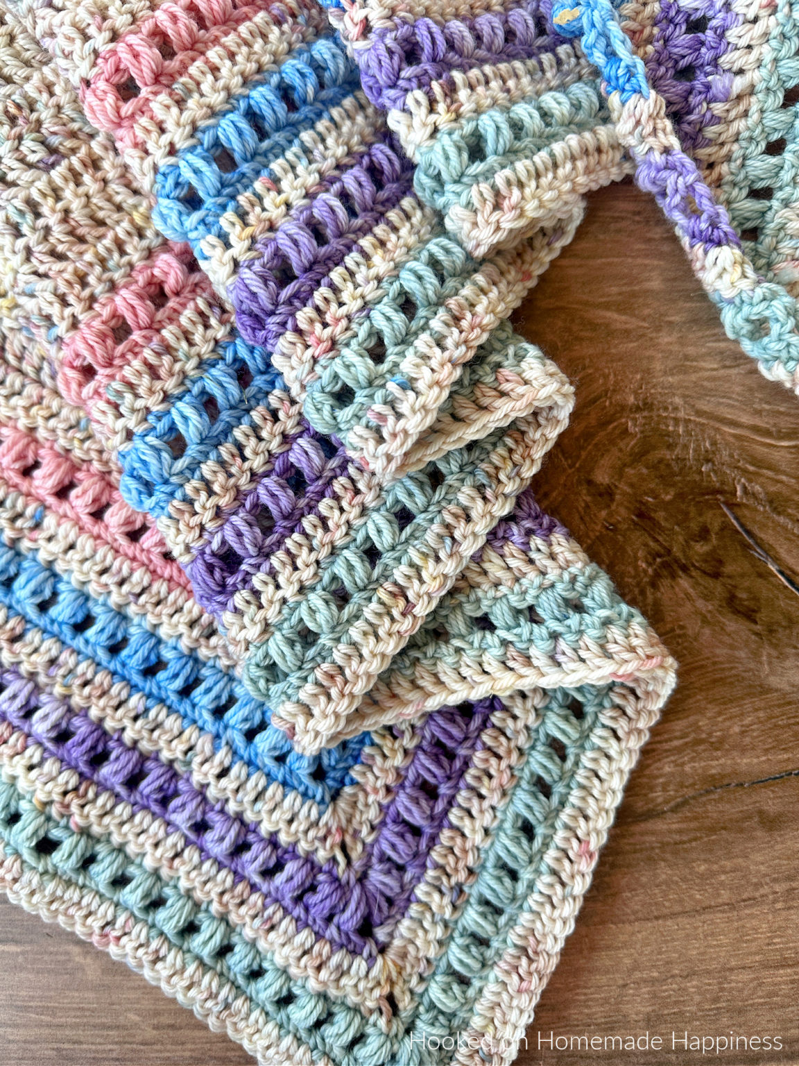 The Spring Shawl Crochet Pattern - Hooked on Homemade Happiness