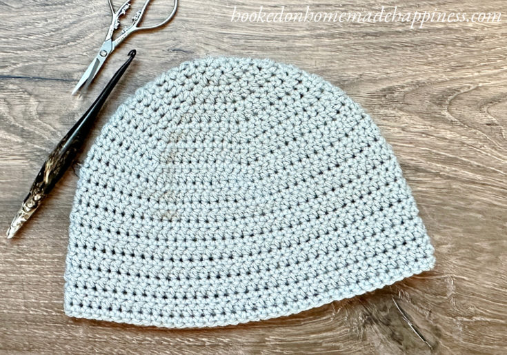 Easy Beanie Crochet Pattern - Hooked on Homemade Happiness