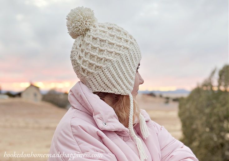 Diamond Beanie Crochet Pattern - Hooked on Homemade Happiness