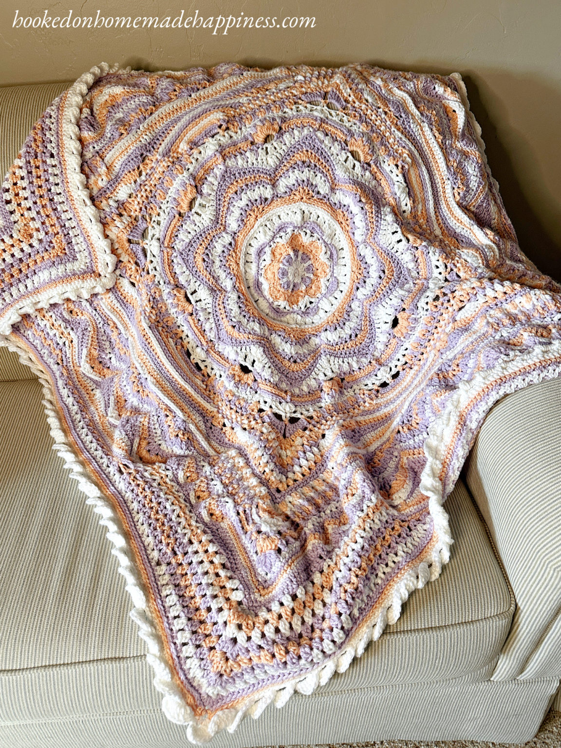 Mandala Blanket Crochet Along (2025) - Part 7 - Hooked on Homemade ...