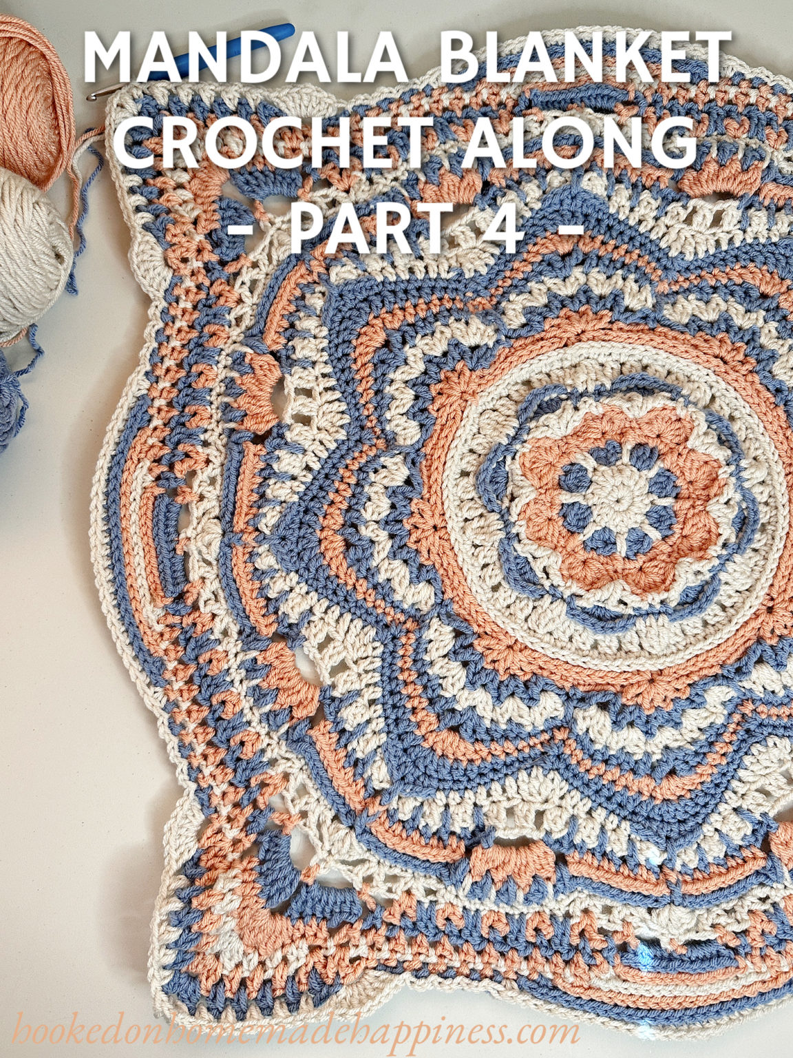 Mandala Blanket Crochet Along (2025) - Part 4 - Hooked on Homemade ...