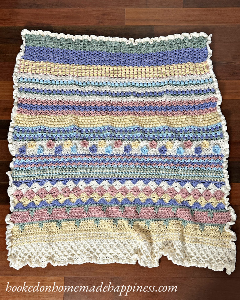 2026 Stitch Sampler Scrapghan CAL – Part 1: Diamond Stitch - Hooked on ...