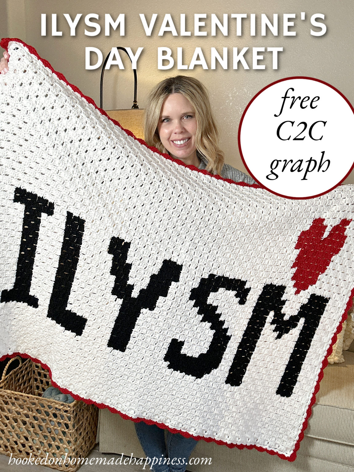 ILYSM Valentine’s Day Corner to Corner Blanket Graph - Hooked on ...